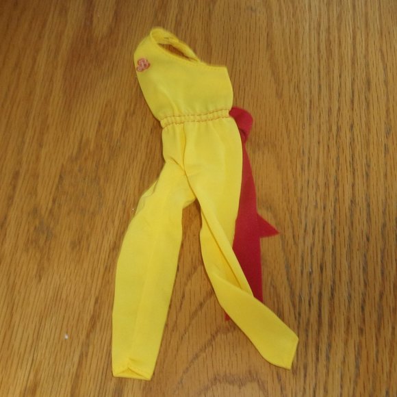 Barbie | Toys | Barbie Doll Clothes My First 3674 Yellow Jumpsuit ...